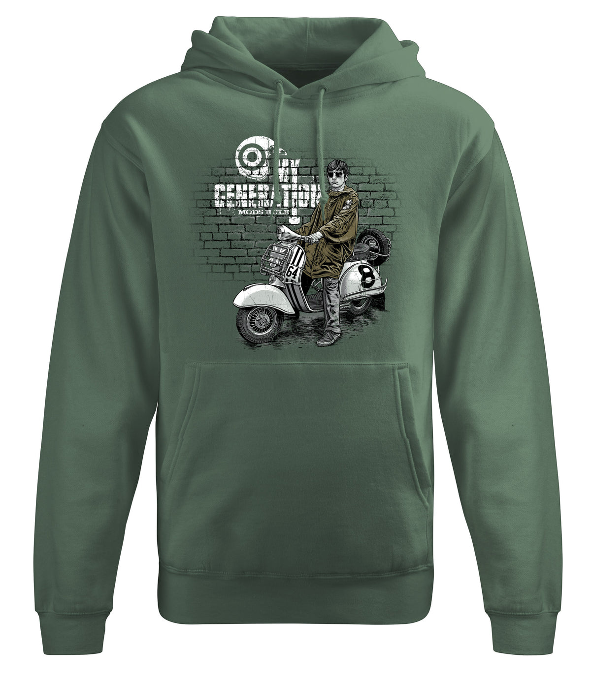 My Generation Hooded Top Green – FunnyBoneTees